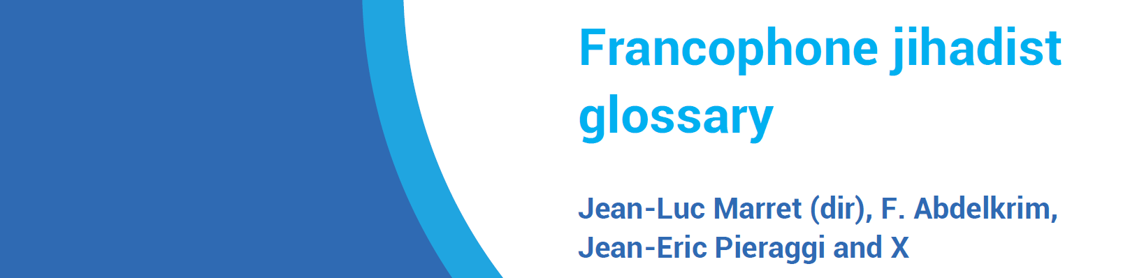 Francophone Jihadist Glossary - FIRST-LINE PRACTITIONERS