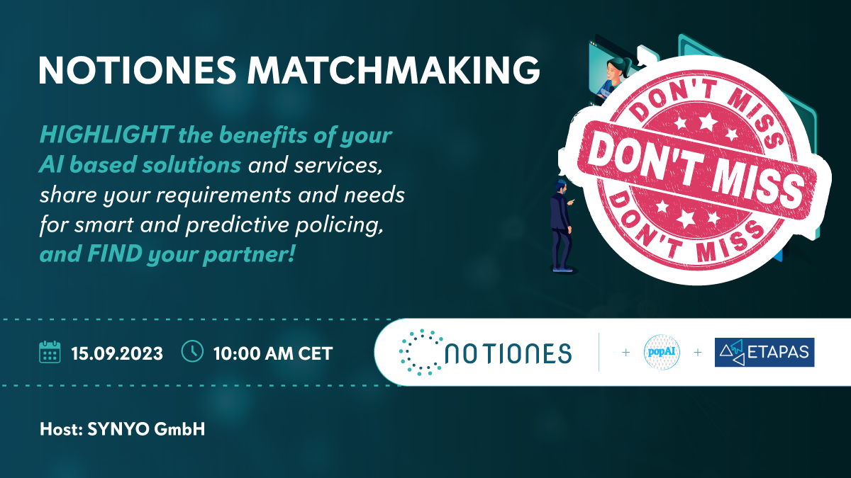 NOTIONES MATCHMAKING EVENT - FIRST-LINE PRACTITIONERS